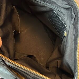 Coach | Bags | Coach Colette Black Leather Carryall Satchel Crossbody ...
